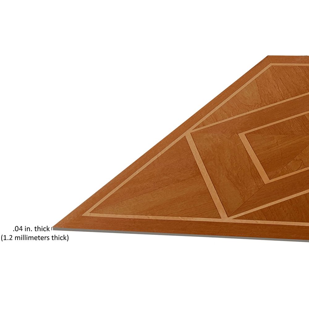 Tivoli Tiles: Vinyl Floor Tile: 205 White Border Parquet - Tivoli 1.2mm ...