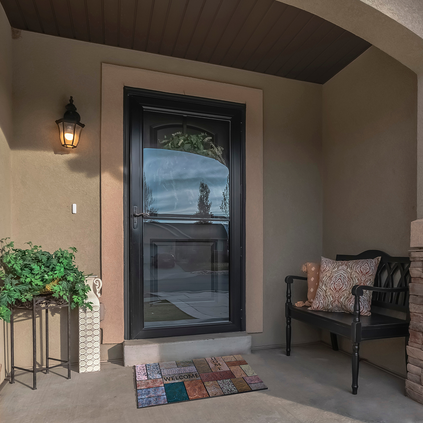 Welcome Home Bricks, 18" x 30" - Outdoor Rubber Mats - Door Mats - Free ...