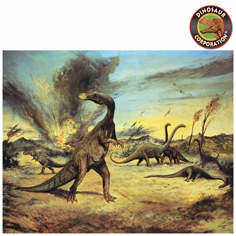 Painting Dinosaurs Extinction