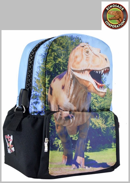 DELUXE T-REX SCHOOL BACKPACK