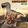 Inflatable Velociraptor blow Up Dinosaur Toy