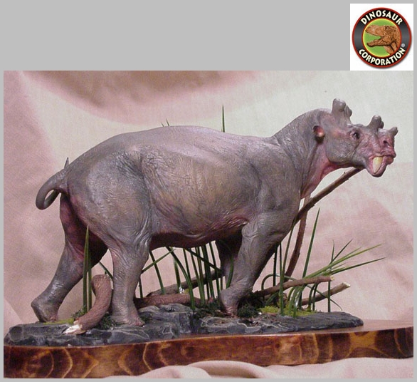 Uintatherium Model Prehistoric Replica For Sale | Dinosaur Corporation