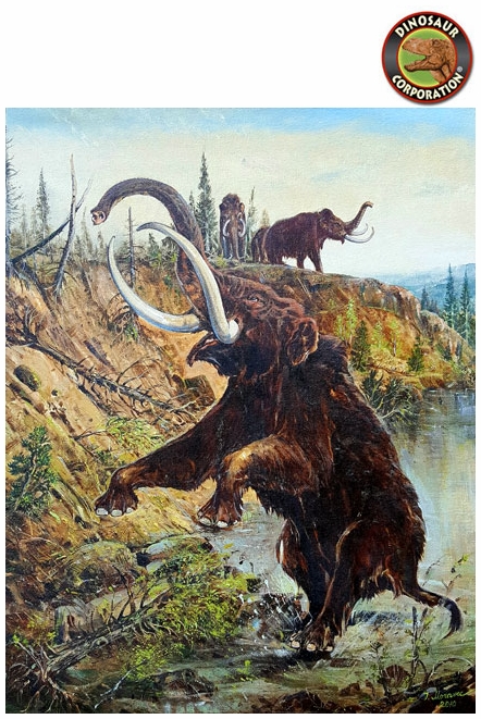 Woolly Mammoth | Mammuthus primigenius | Josef Moravec | Oil Painting