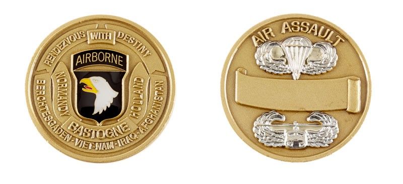101st Air Assault Division Challenge Coin