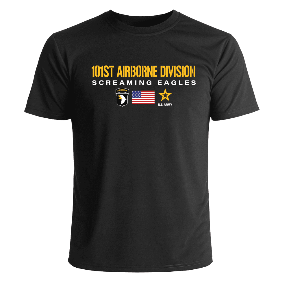 101st Airborne Division T-Shirt - US Army Unit Full Color T-Shirts ...