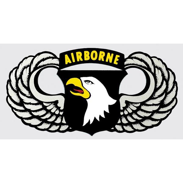 101st Airborne Jump Wings Decal - 101st Airborne Division ...