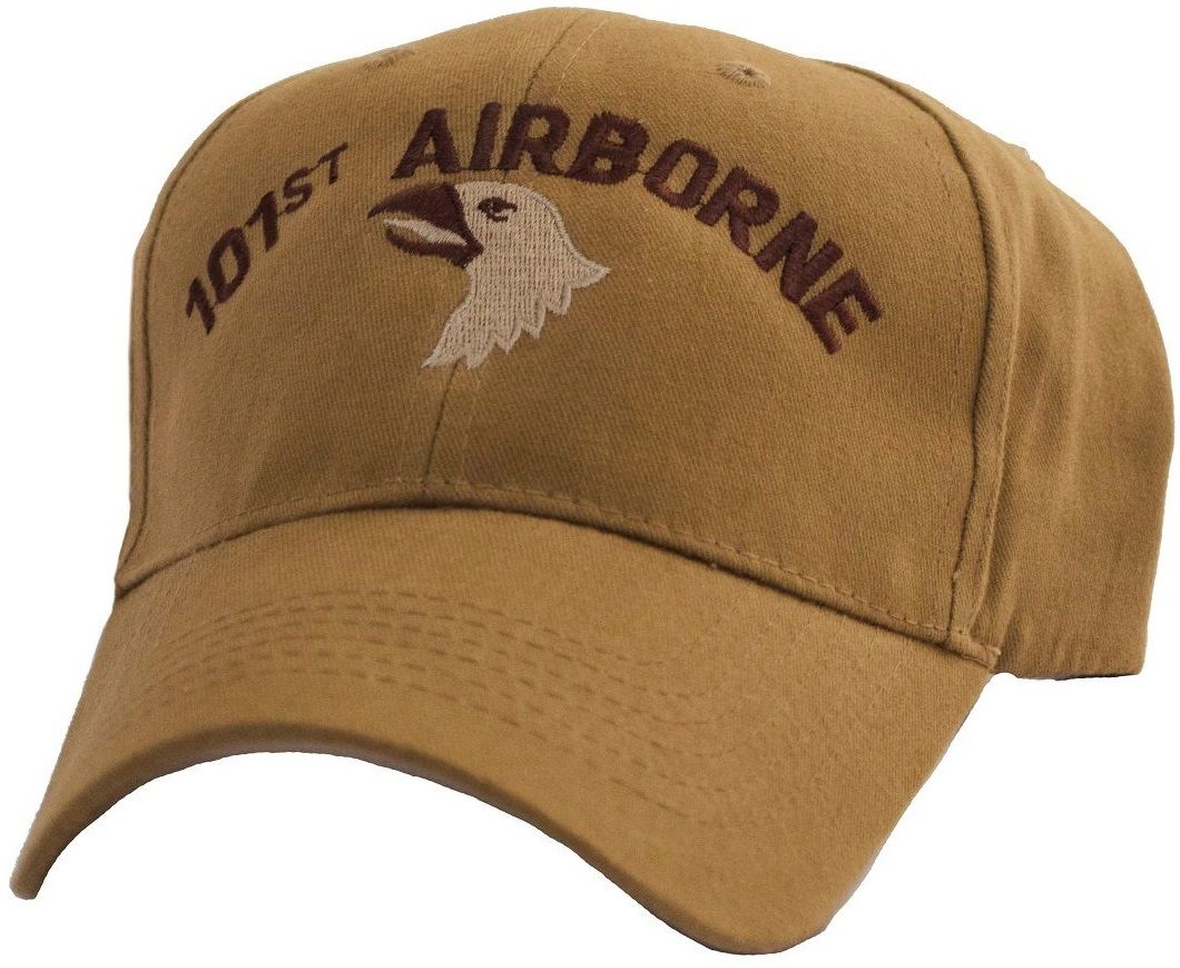 101st Airborne Low Profile Coyote Brown Cap - US Army Coyote Brown Ball ...