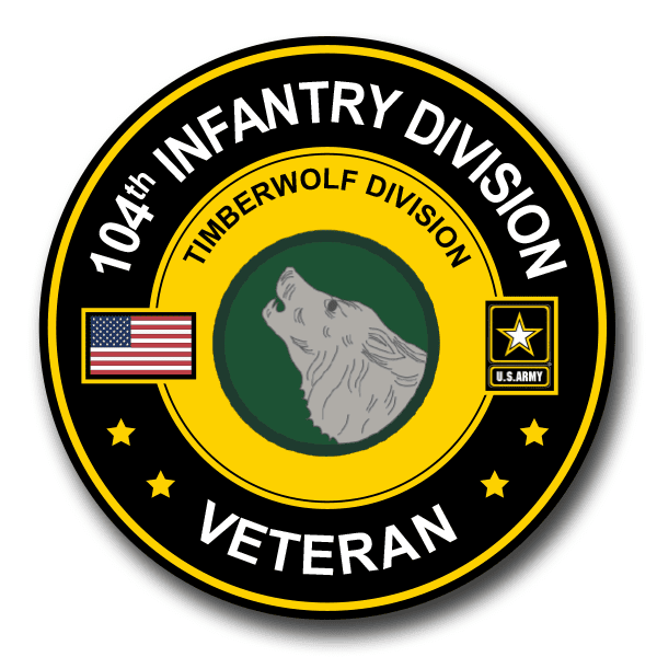 104th Infantry Division Veteran Decal - US Army Division Veteran Decals ...