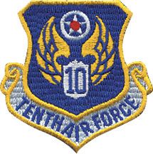 10th Air Force Patch - 10th Air Force - PriorService.com