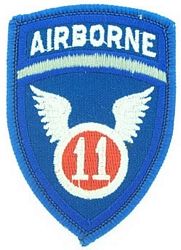 11th Airborne Division Patch - US Army Airborne Division Patches ...