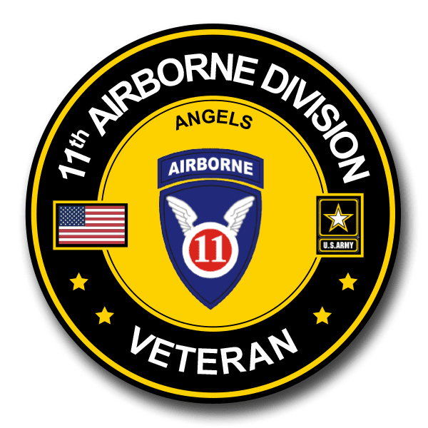 11th Airborne Division Veteran Decal - US Army Division Veteran Decals ...