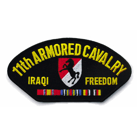 11th Armored Cavalry Regiment Iraqi Freedom Patch - Iraqi Freedom Hat ...