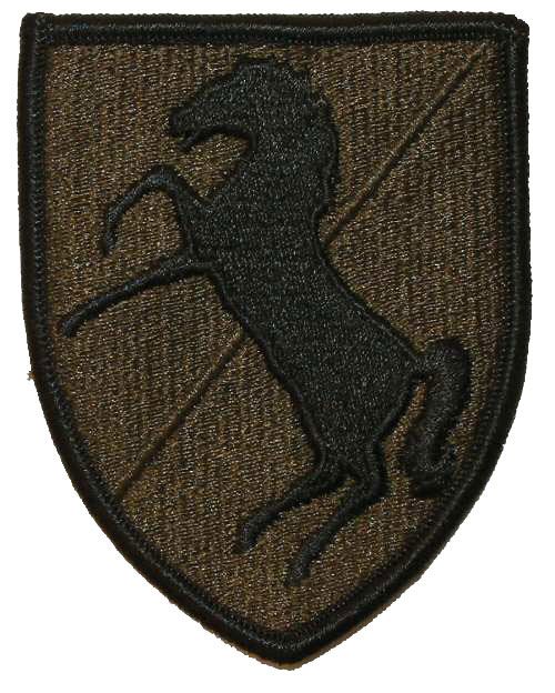 11th Armored Cavalry Regiment Subdued Patch - Cavalry Patches ...