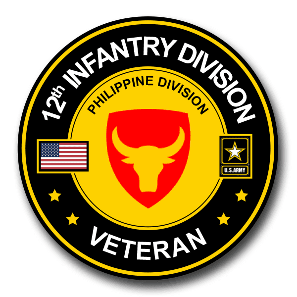 12th Infantry Division Veteran Decal - US Army Division Veteran Decals ...