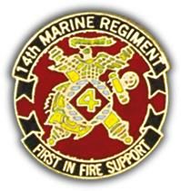 14th Marine Regiment Pin - Marine Corps Regiment Pins - PriorService.com