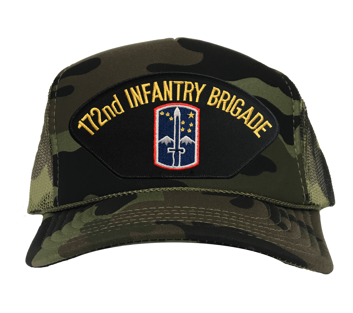 172nd Infantry Brigade Camo Mesh Cap - New Camo Mesh Caps ...