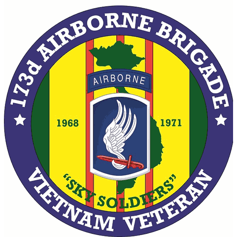 173rd Airborne Brigade Vietnam Veteran Decal - Vietnam Veteran Decals - PriorService.com