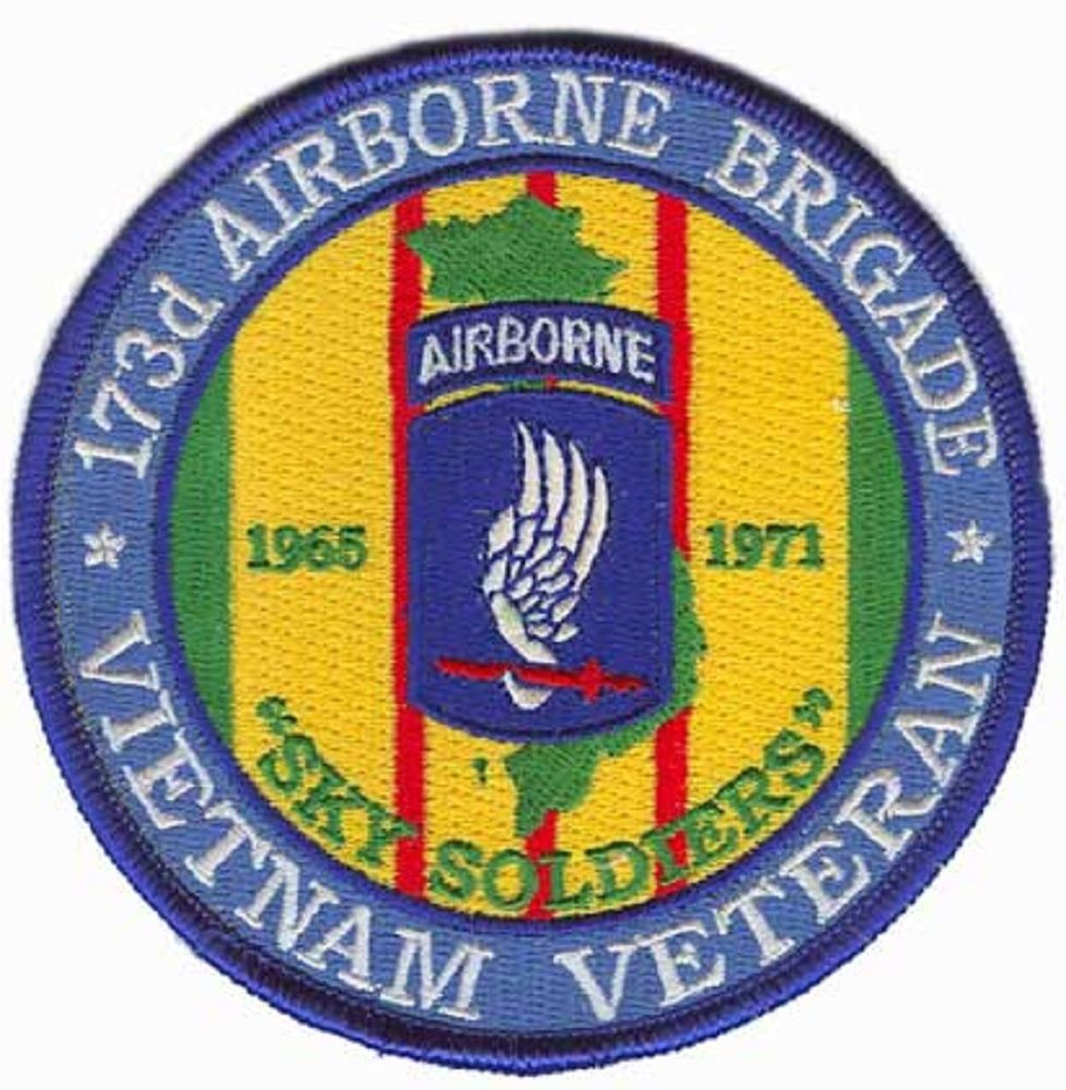 173rd Airborne Brigade Vietnam Veteran Patch