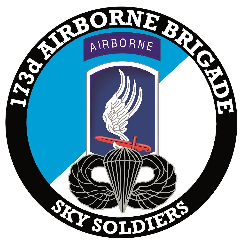 173rd Airborne Brigade with Jump Wings Decal - US Army Unit Decals ...