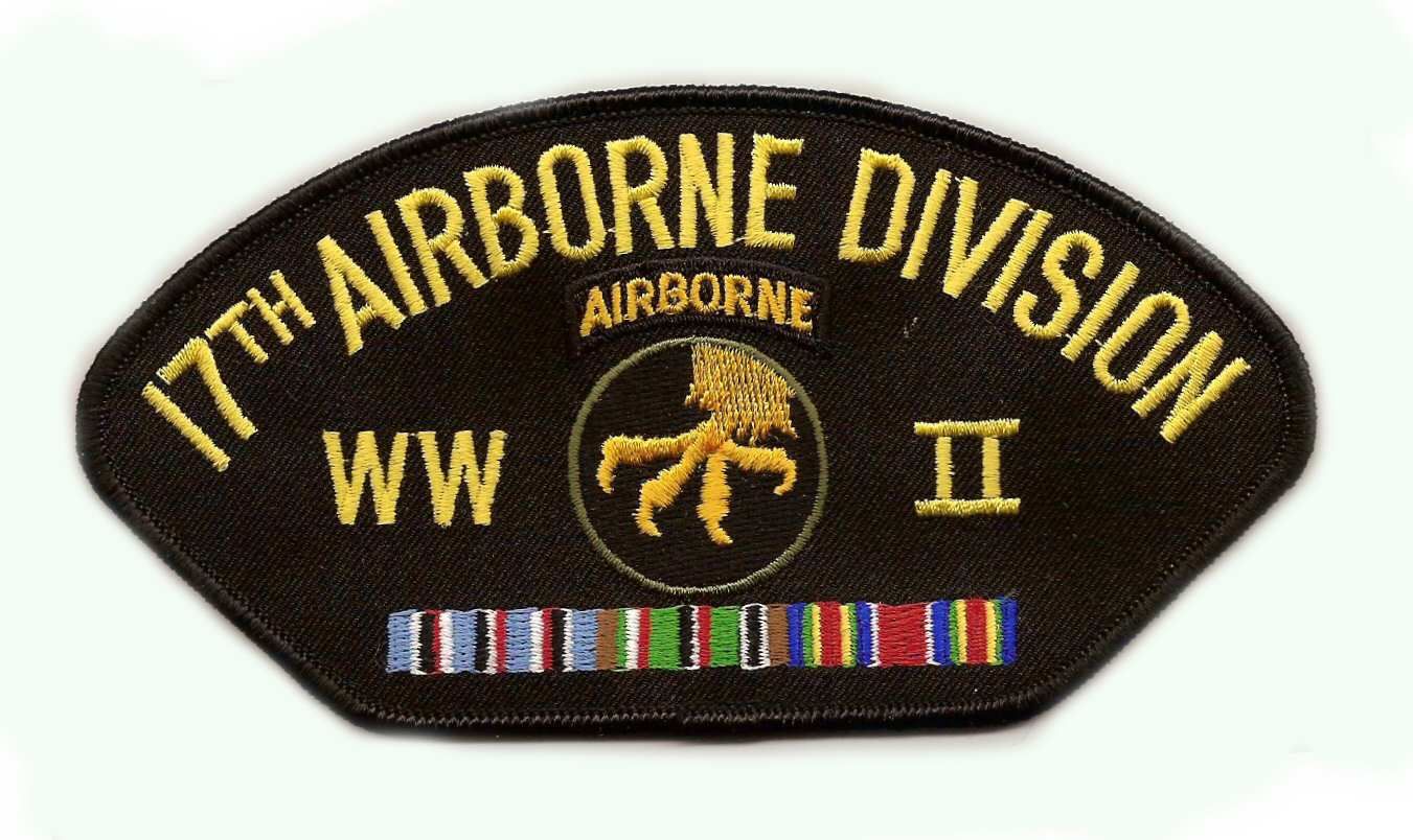 17th Airborne Division WWII Hat Patch - World War 2 Hat Patches - PriorService.com