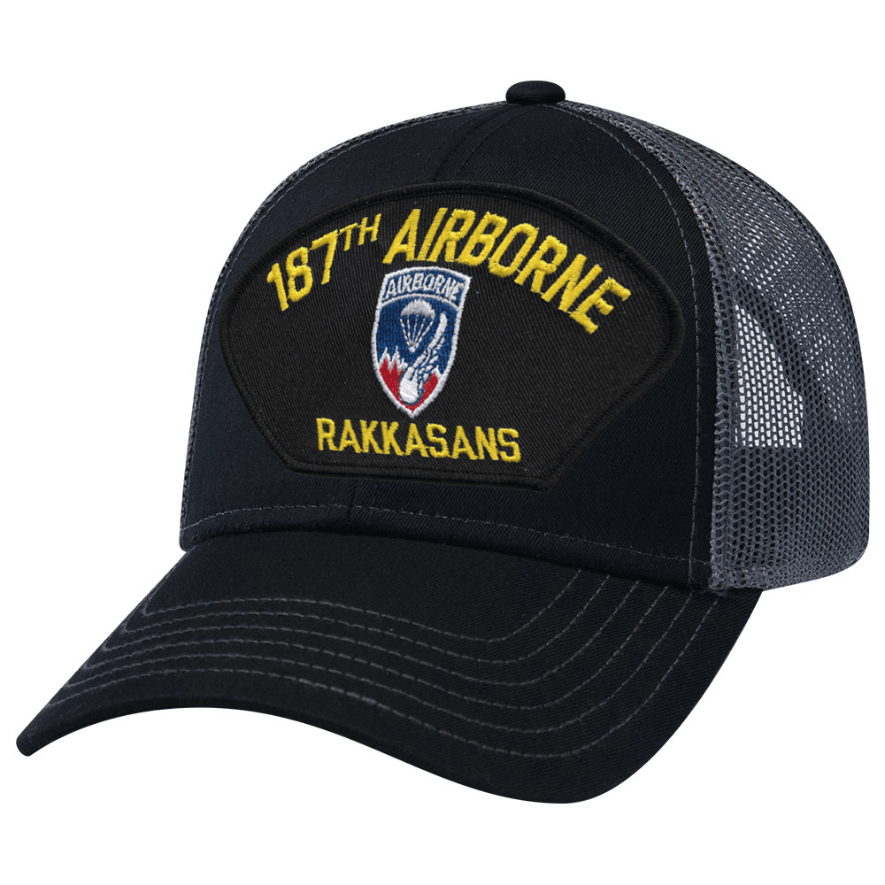 187th Airborne Rakkasans Mesh Back Cap - New Mesh Caps - PriorService.com