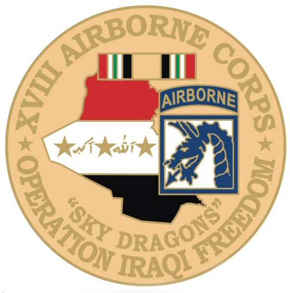 18th Airborne Division Operation Iraqi Freedom Pin - 18th Airborne ...