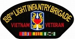 199th Light Infantry Brigade Vietnam Veteran Hat Patch - Army Hat ...