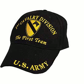 1st Cavalry Division Embroidered Ball Cap - 1st Cavalry Caps ...