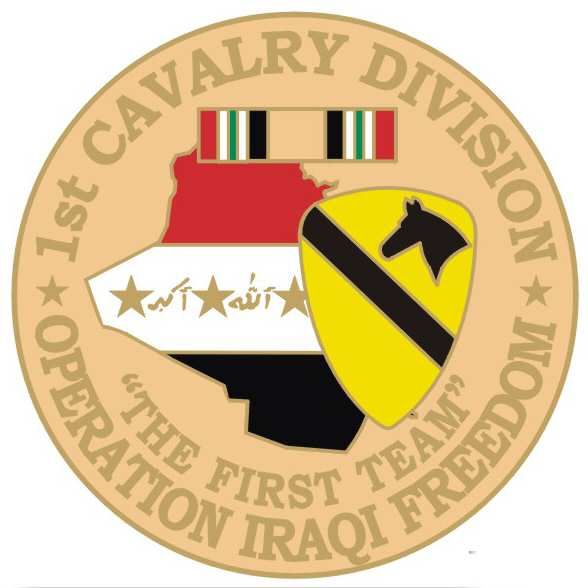 1st Cavalry Division Operation Iraqi Freedom Pin - 1st Cavalry Pins ...