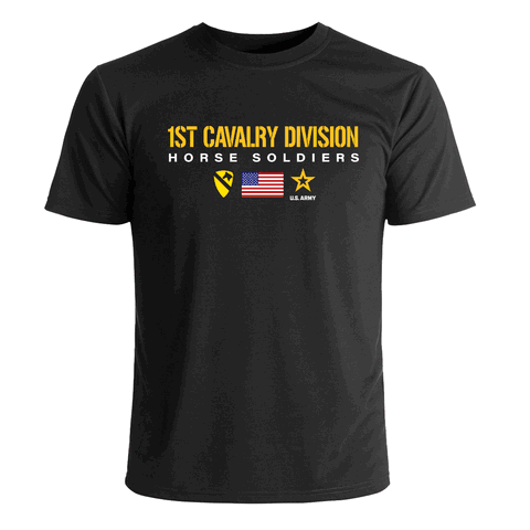 1st Cavalry Division T-Shirt - US Army Unit Full Color T-Shirts ...