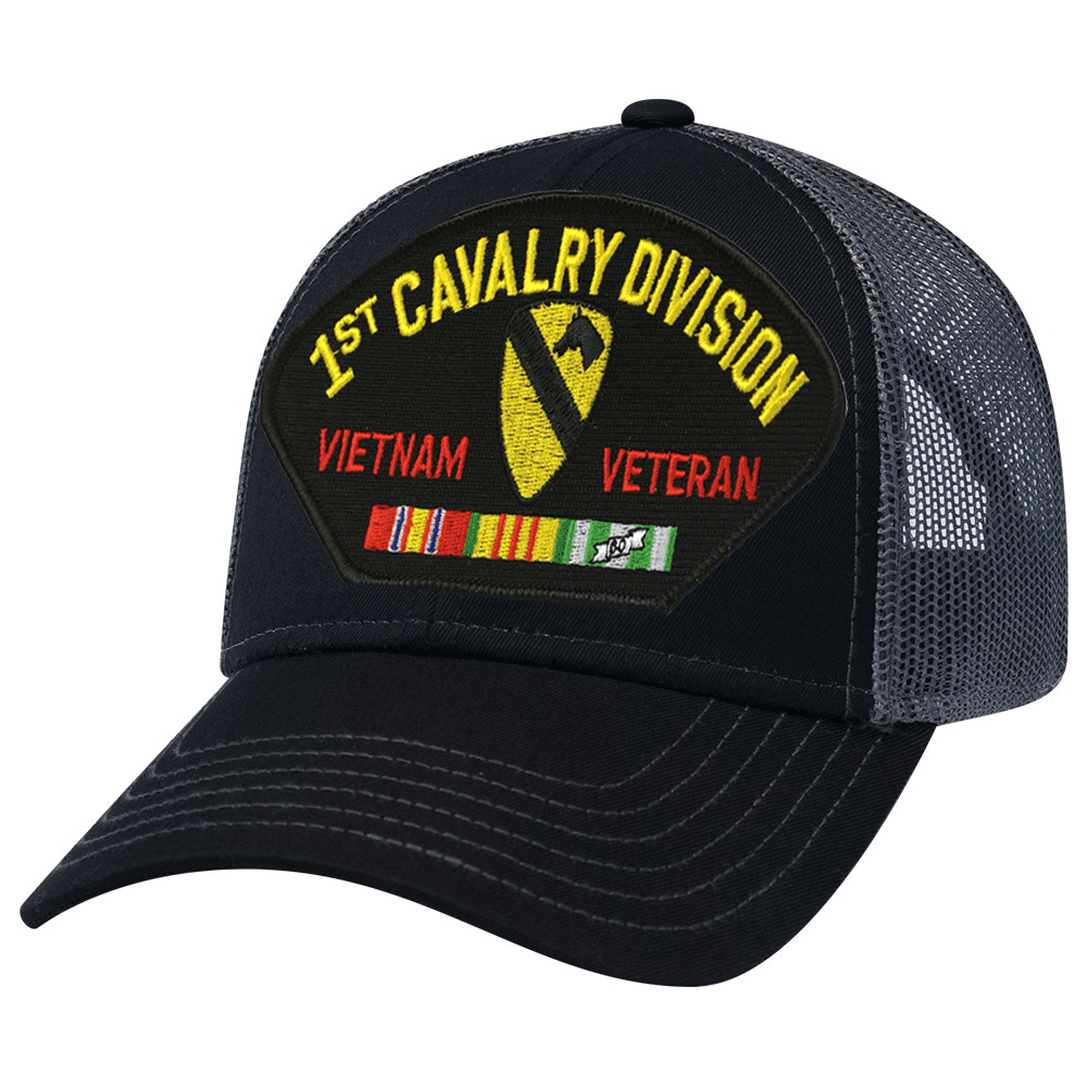 1st Cavalry Division Vietnam Veteran Ball Mesh Cap - 1st Cavalry Caps ...