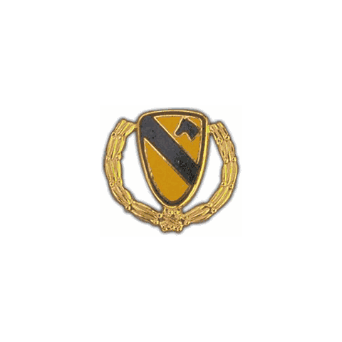 1st Cavalry Wreath Pin - 1st Cavalry Pins - PriorService.com