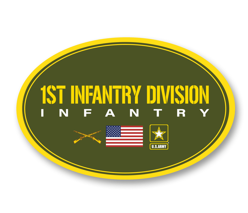1st Infantry Branch of Service Decal - US Army Unit Branch of Service ...
