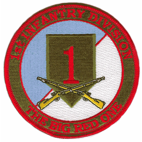 1st Infantry Division Patch with Rifles - 1st Infantry Patches ...