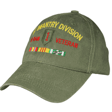 9th Infantry Division Vietnam Veteran OD Green Cap - New Vietnam ...
