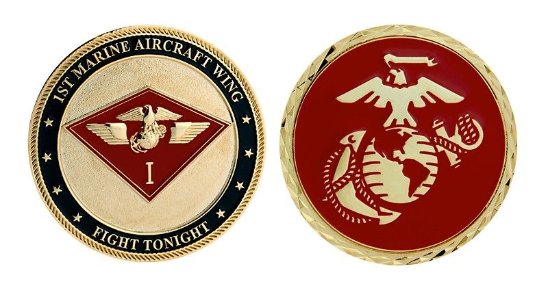 1st Marine Aircraft Wing Challenge Coin - New Challenge Coins ...