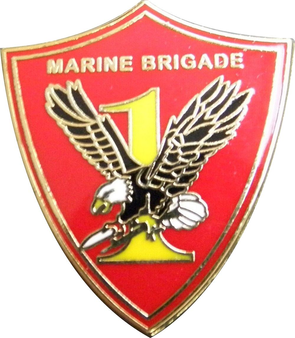 1st Marine Brigade Pin - Marine Corps Regiment Pins - PriorService.com
