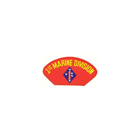 1st Marine Division Hat Patch - 1st Marine Division - PriorService.com