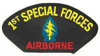 1st Special Forces Airborne Hat Patch - Special Forces Patches ...