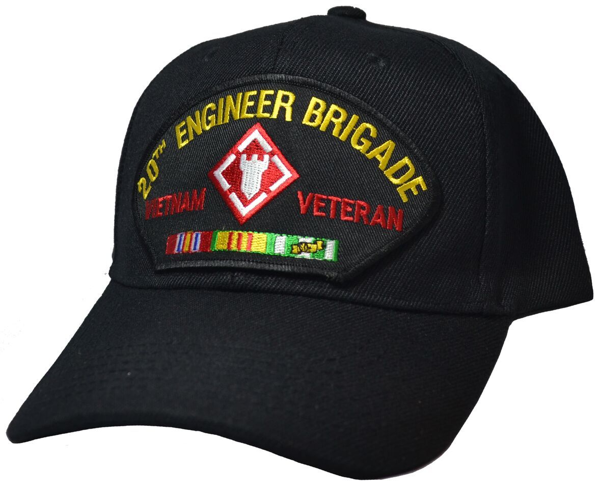 20th Engineer Brigade Vietnam War Veteran Cap - US Army Vietnam Veteran ...