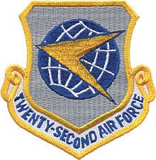 22nd Air Force Patch - 22nd Air Force - PriorService.com