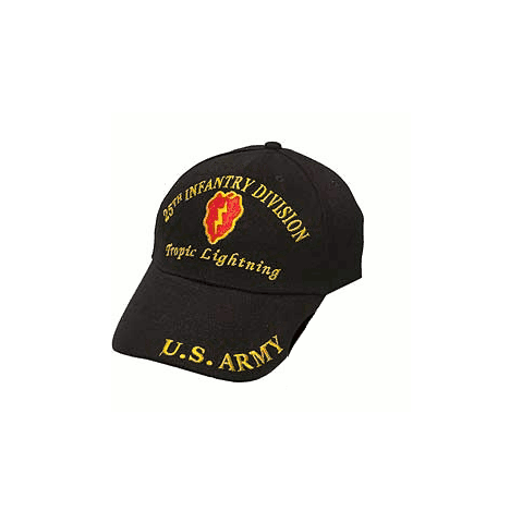 25th Infantry Division Embroidered Ball Cap - US Army Division Caps ...