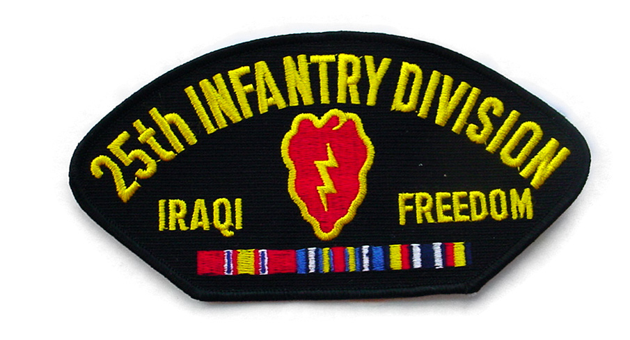 25th Infantry Division Iraqi Freedom Patch - Iraqi Freedom Hat Patches ...
