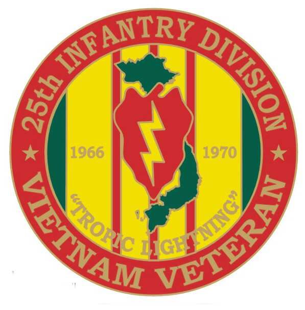 25th Infantry Division Vietnam Veteran Pin - 25th Infantry Division ...