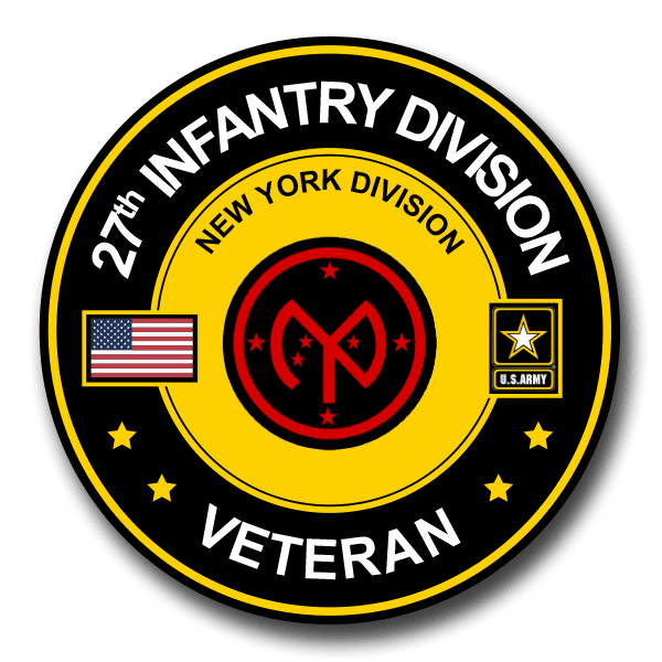 27th Infantry Division Veteran Decal - US Army Division Veteran Decals ...