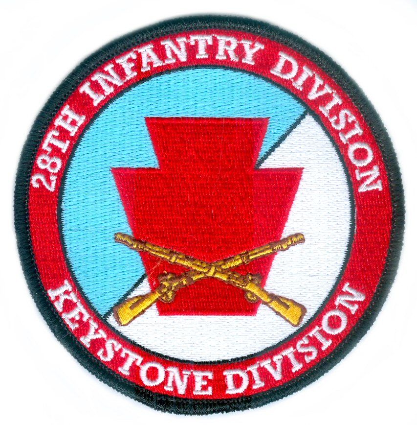 28th Infantry Division with Rifles Patch - 28th Infantry Division ...