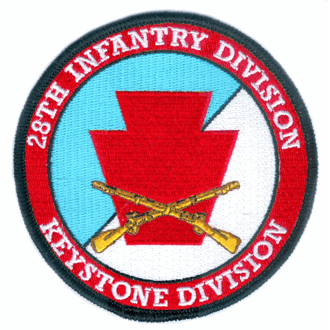 28th Infantry Division with Rifles Patch - 28th Infantry Division ...
