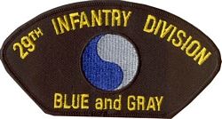 29th Infantry Division Blue and Gray Patch - US Army Infantry Division ...