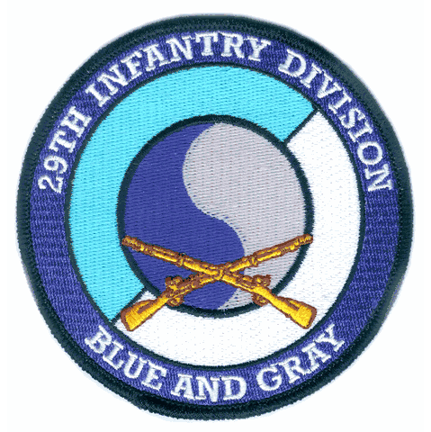 29th Infantry Division with Rifles Patch - 29th Infantry Division ...