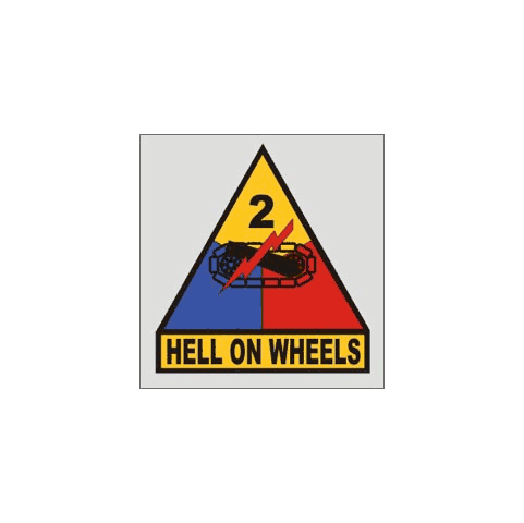 2nd Armored Division Decal - 2nd Armored Division - PriorService.com
